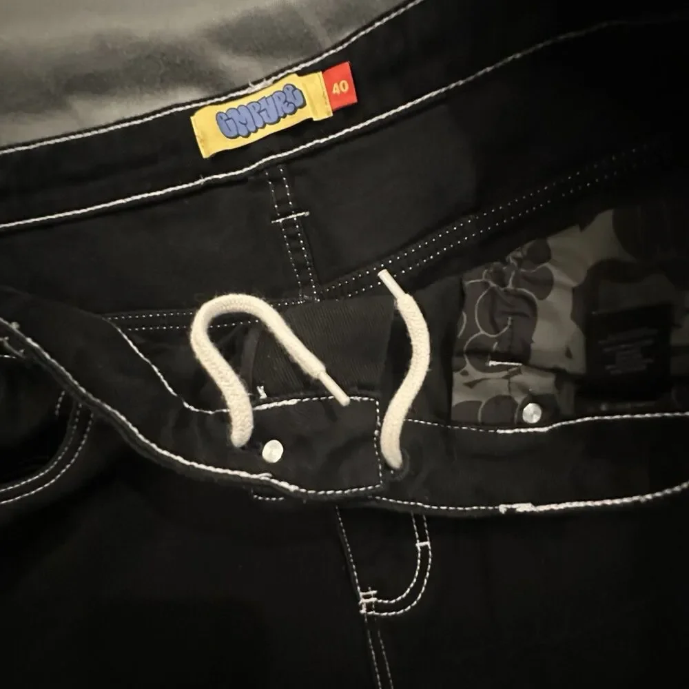 Empyre | Jeans | Empyre Ultra Loose Baggy Jeans Mens 4 Black Jnco Style ...